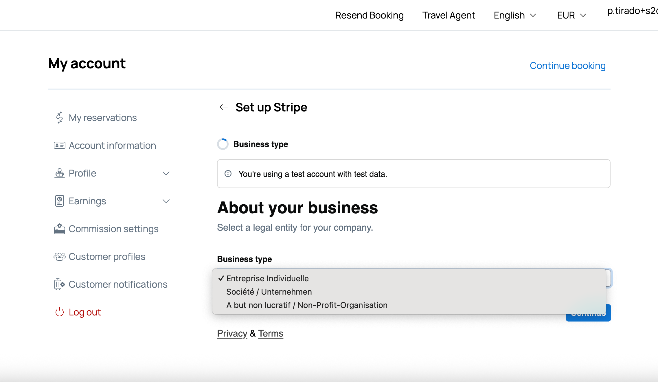How do I set up Stripe to withdraw my commission to my bank account ...